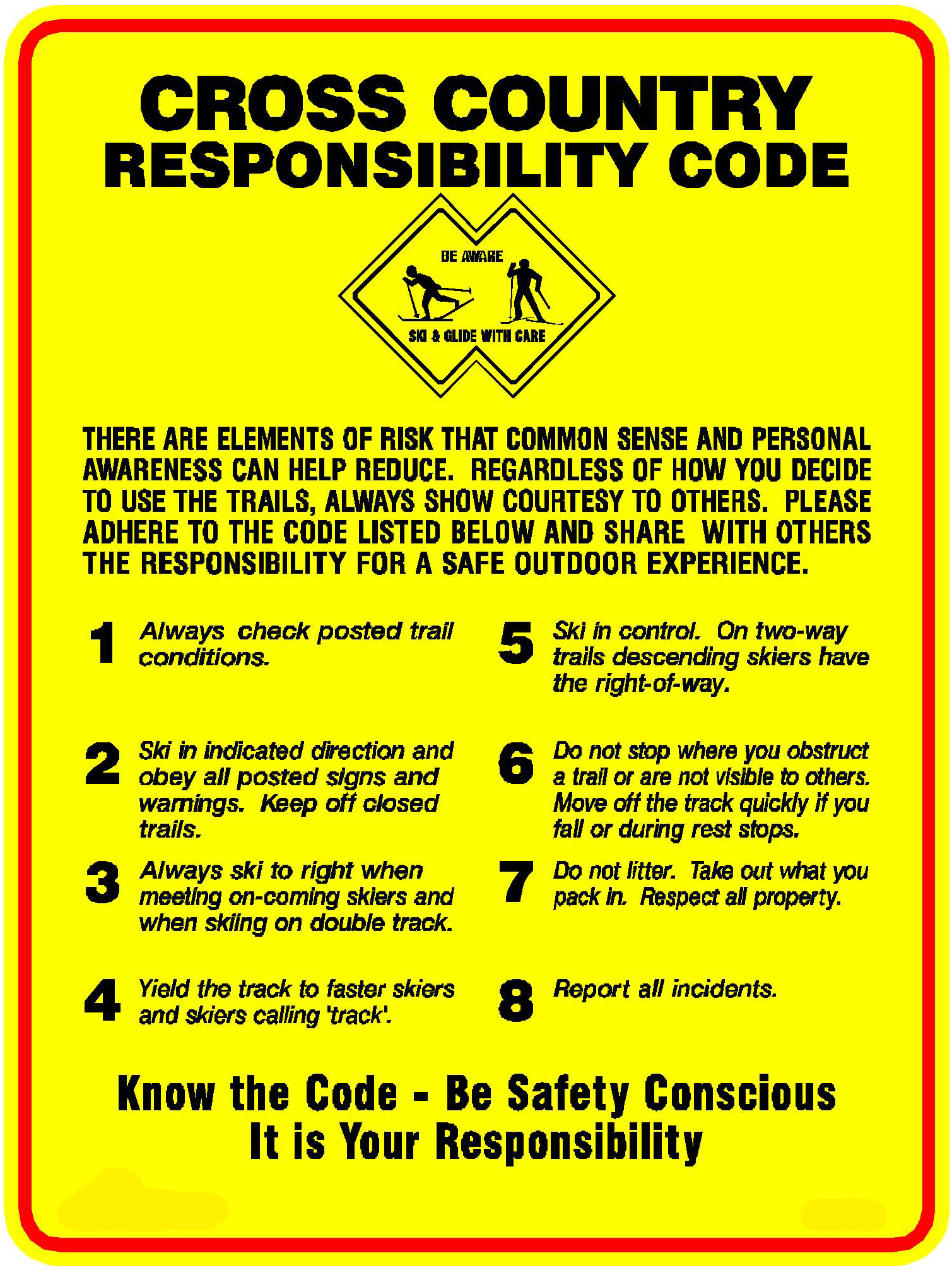 Responsibility Codes – Canadian Ski Patrol